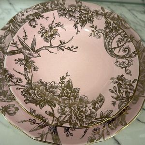222 Fifth | Dining | 222 Fifth Adelaide Pink And Gold Dishes | Poshmark